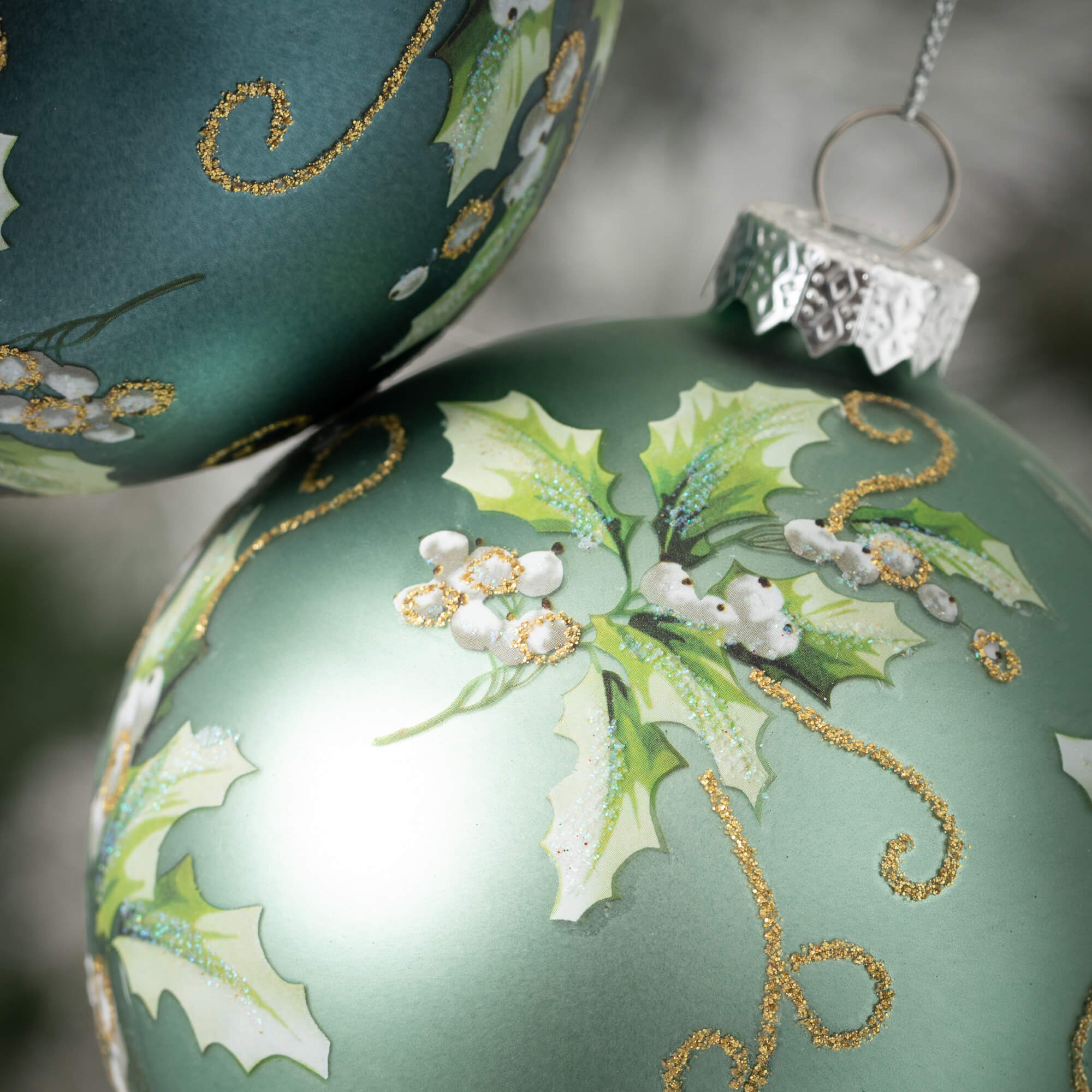 Holly Ball Ornament – AKInteriorDesign
